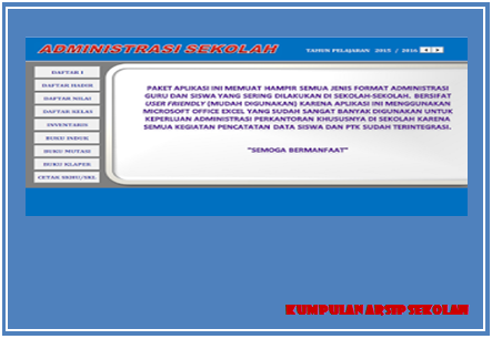 Contoh Administrasi Guru Profesional Dengan 70 Macam ...