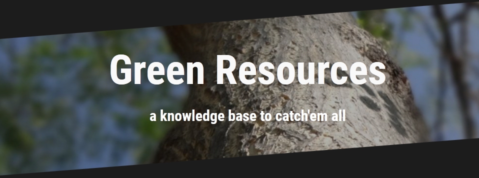 Blog Trek, the next generation: Green Resources : project for a ...