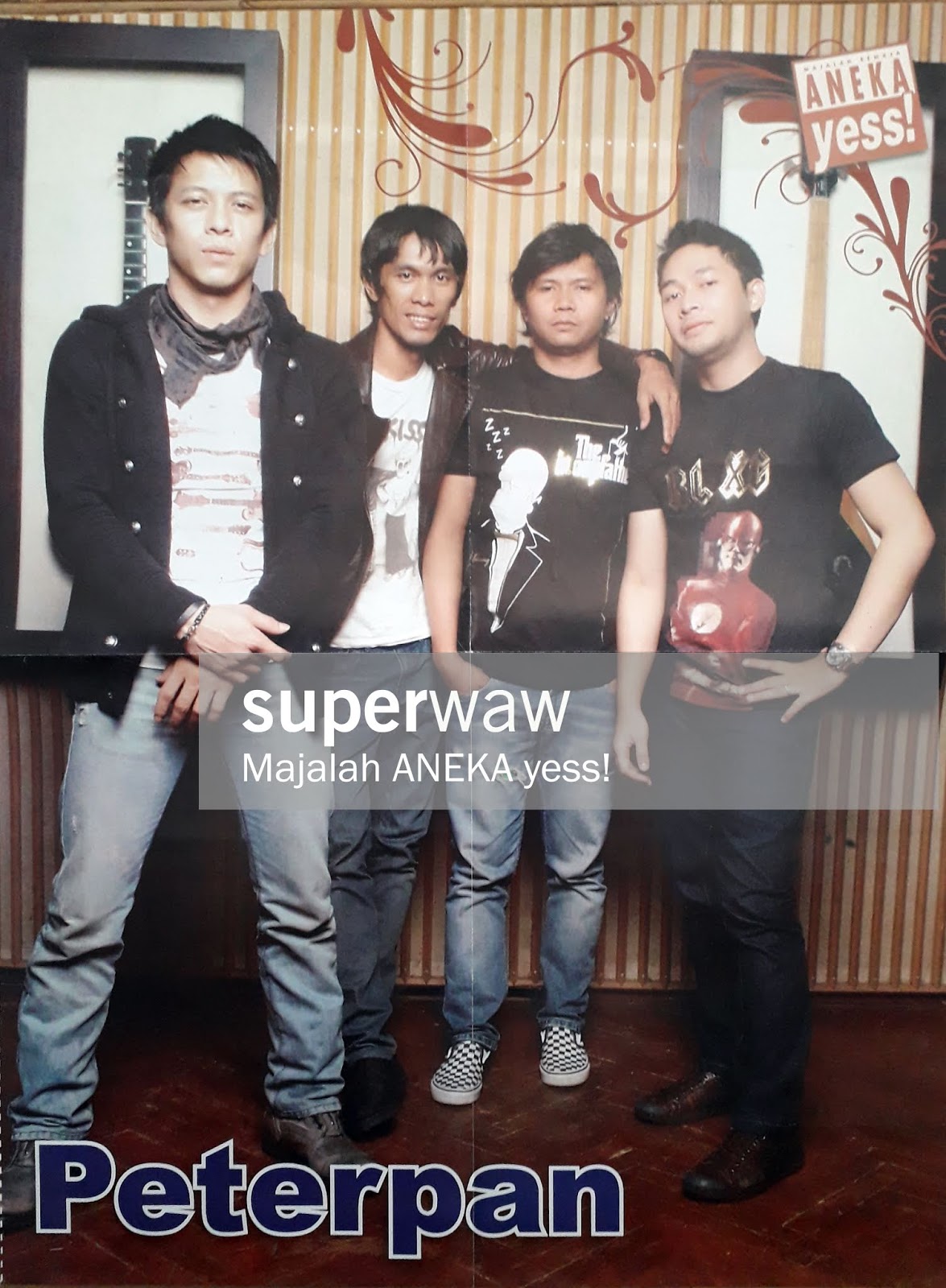 POSTER BAND PETERPAN (ARIEL LUKMAN REZA UKI)