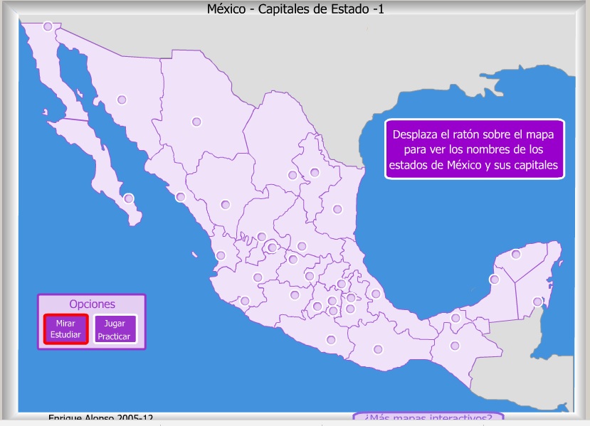 CUARTO B_30 DE ABRIL: ESTADOS Y CAPITALES