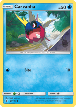 Carvanha -- Guardians Rising Pokemon Card Review | PrimetimePokemon's Blog