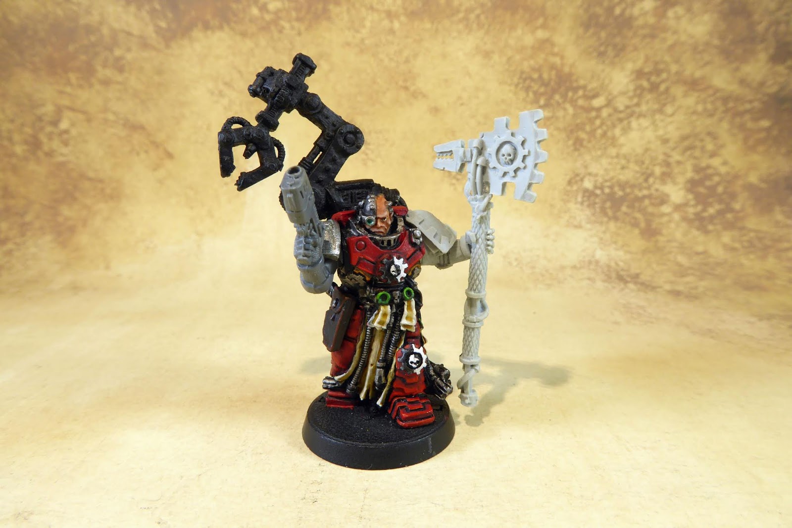 Old School Gaming: Dark Angels Techmarine WIP