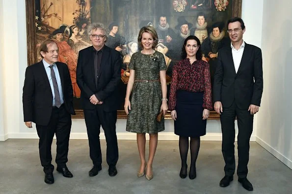 Queen Mathilde visited the exhibition of 'Search of Utopia'