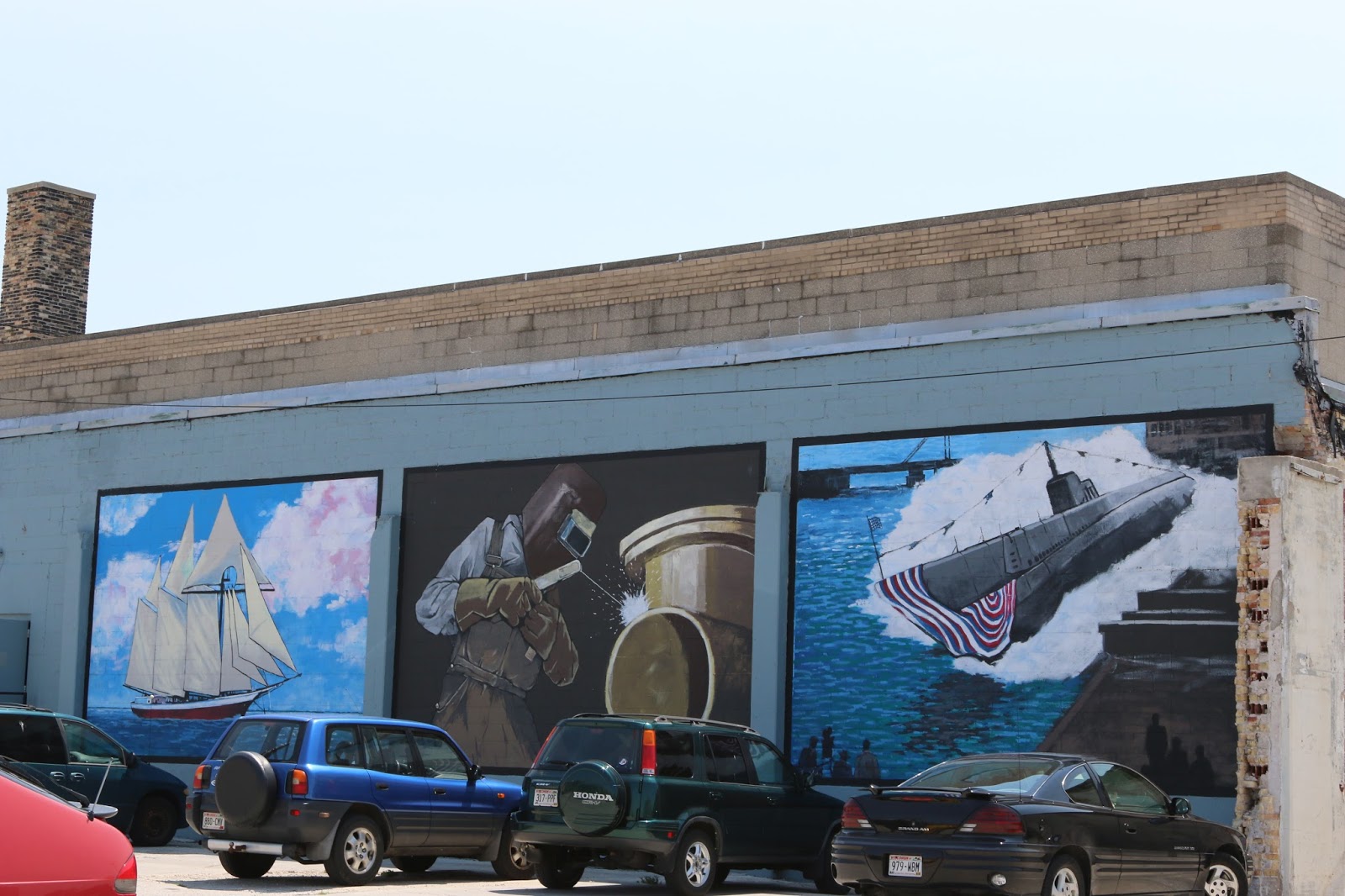 Nomadic Newfies: Manitowoc Historical Mural