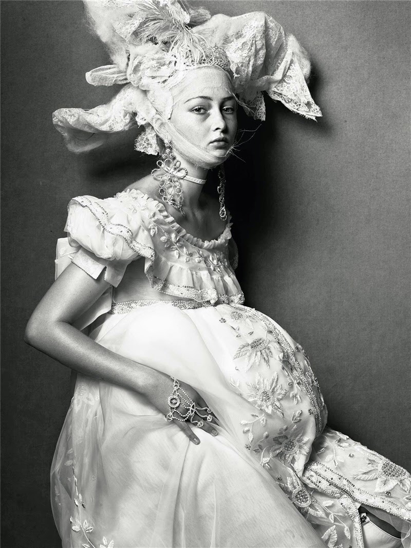 Couture Magic by Steven Meisel for Vogue Italia Couture Supplement ...