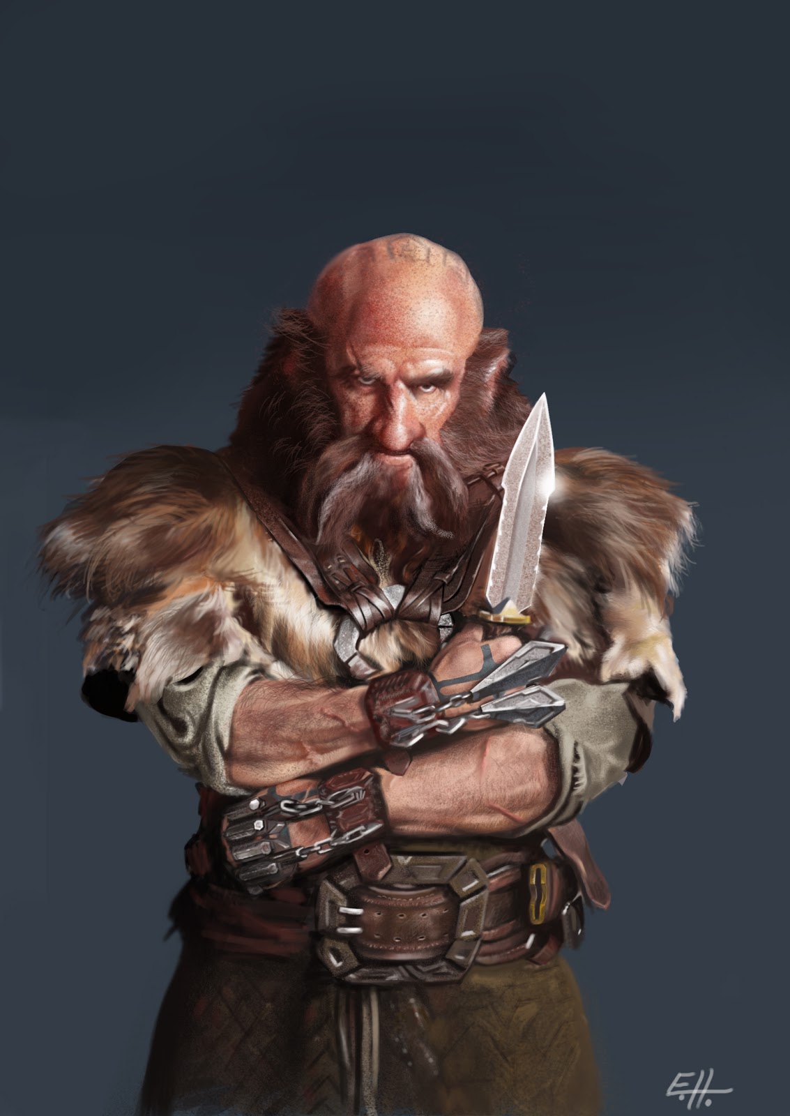 Edmund Hernandez Art: Dwarf Warrior