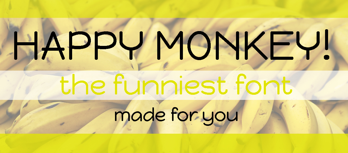 Brenda Gallo Designs: Happy Monkey Font