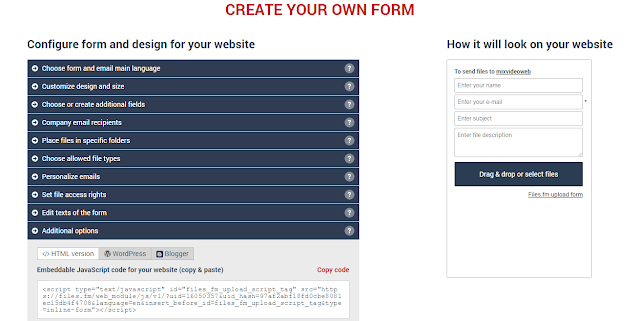 How to Create File Upload Page in your Website | SBmade | New Data Of ...