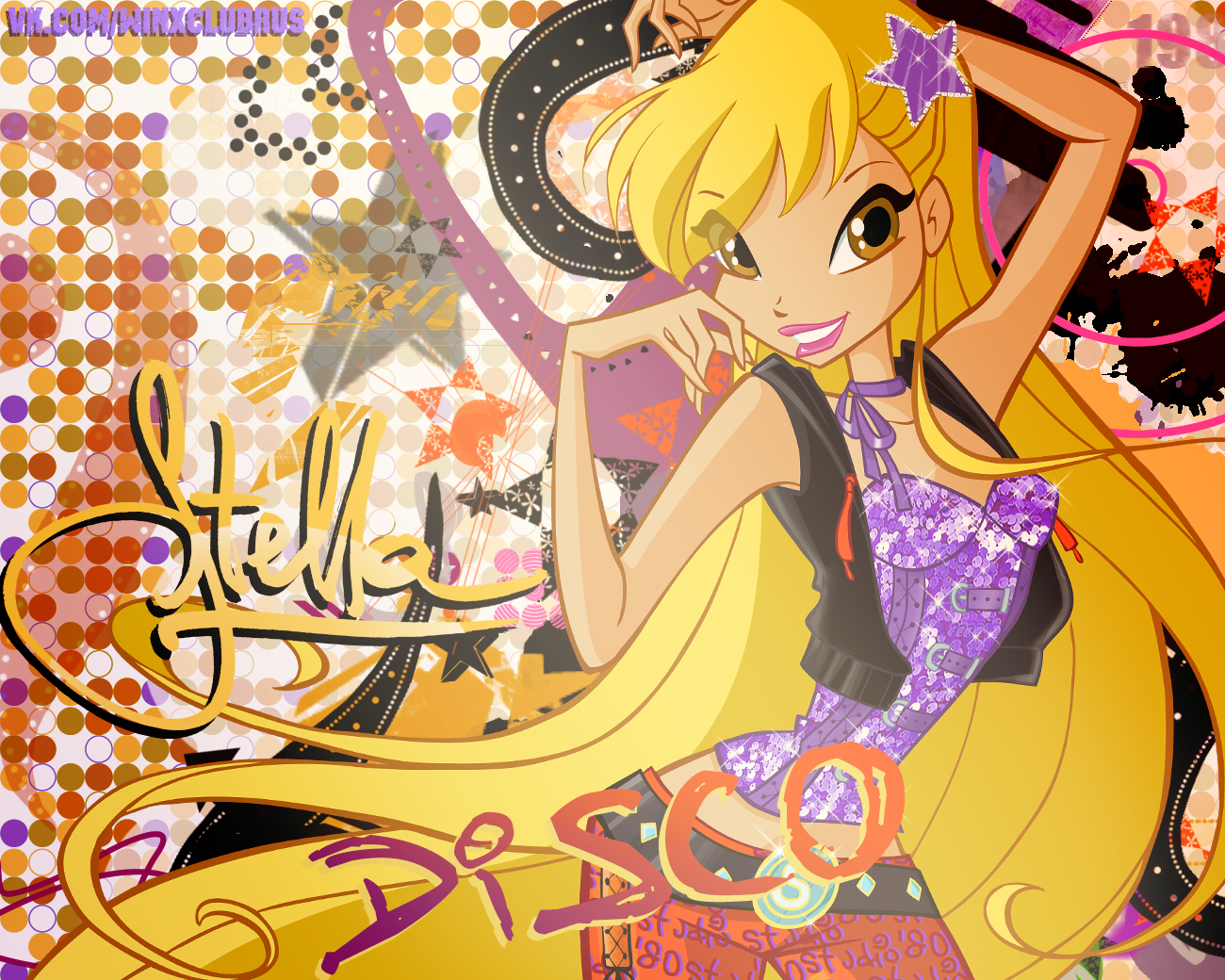Fondo de pantalla Stella Disco - Winx Club All