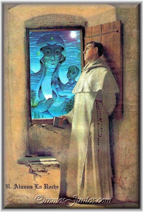 Vidas Santas: Beato Alano de la Roche, Fraile Dominico