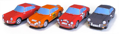 Porsche 911 S Paper Models | Paperized Crafts