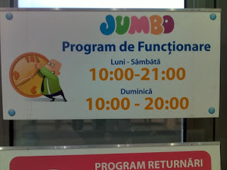 ce fac in weekend...: Primul magazin Jumbo din Romania!