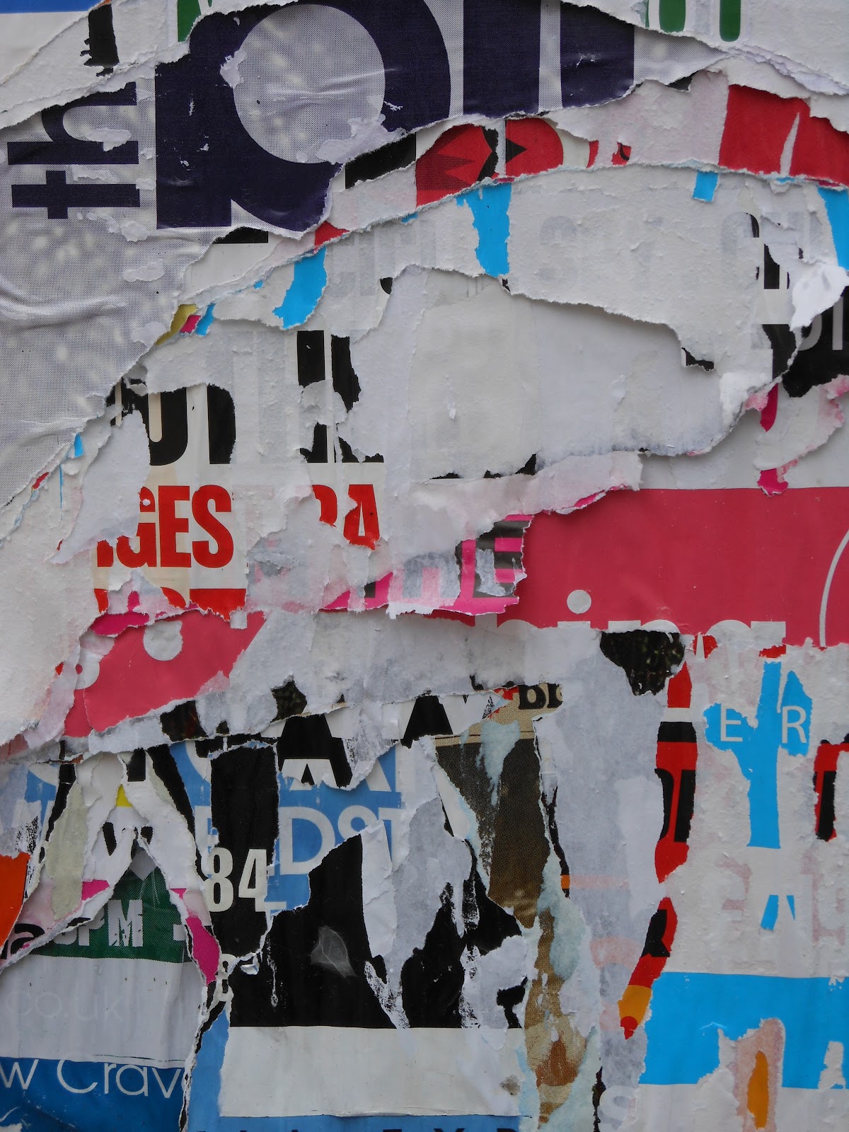 M D AINSWORTH: ripped posters