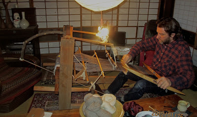 Japanese Textile Workshops 日本のテキスタイル ワークショップ: Back-strap Loom Weaving