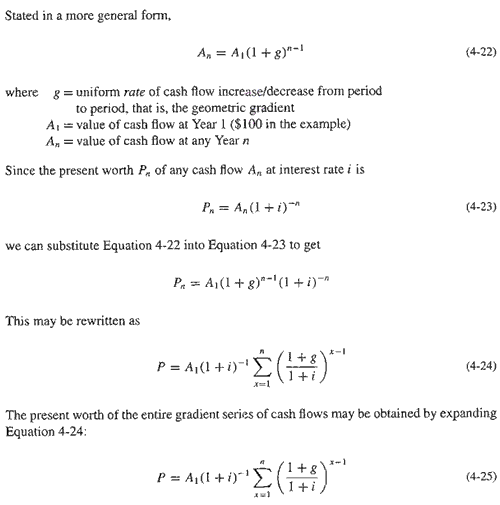 ENGENIEERING ECONOMIC ANALYSIS.: GEOMETRIC GRADIENT.