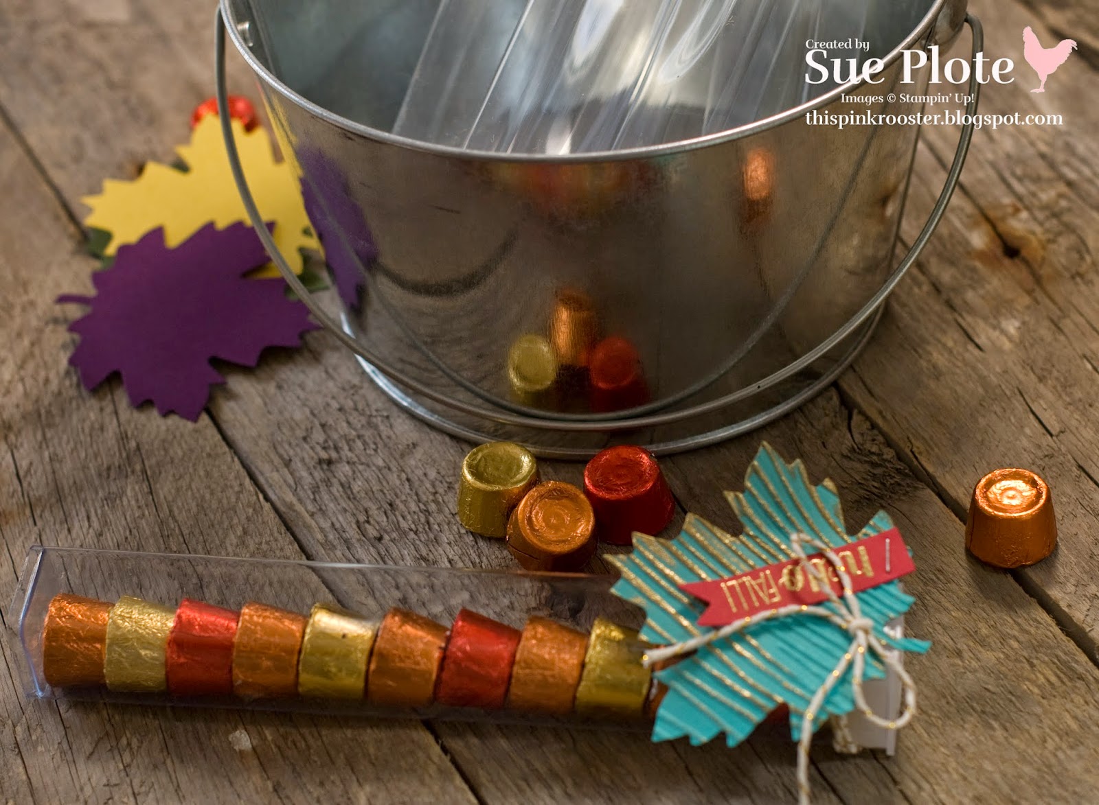 this pink rooster: Candy Tubes - A DIY