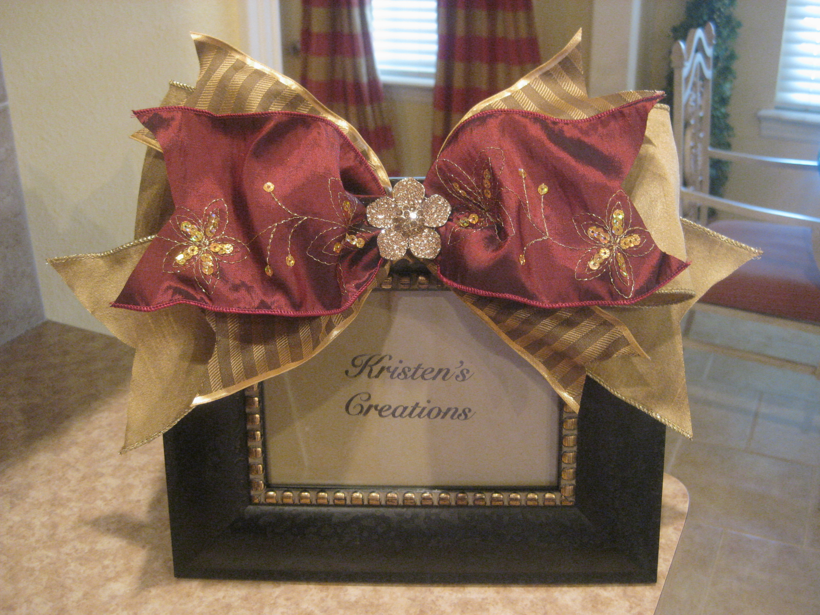 Kristen's Creations: Custom Embellished Frame Giveaway!!