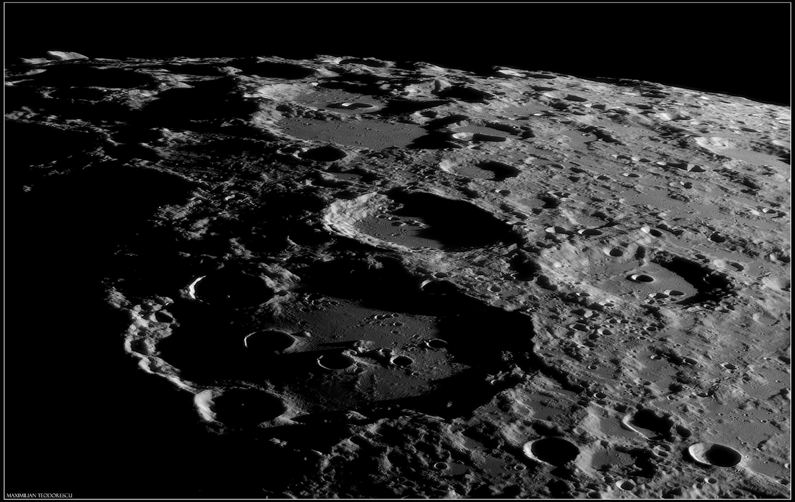 esplaobs: LUNAR CRATER CLAVIUS UNDER LOW SUN Taken by Maximilian ...