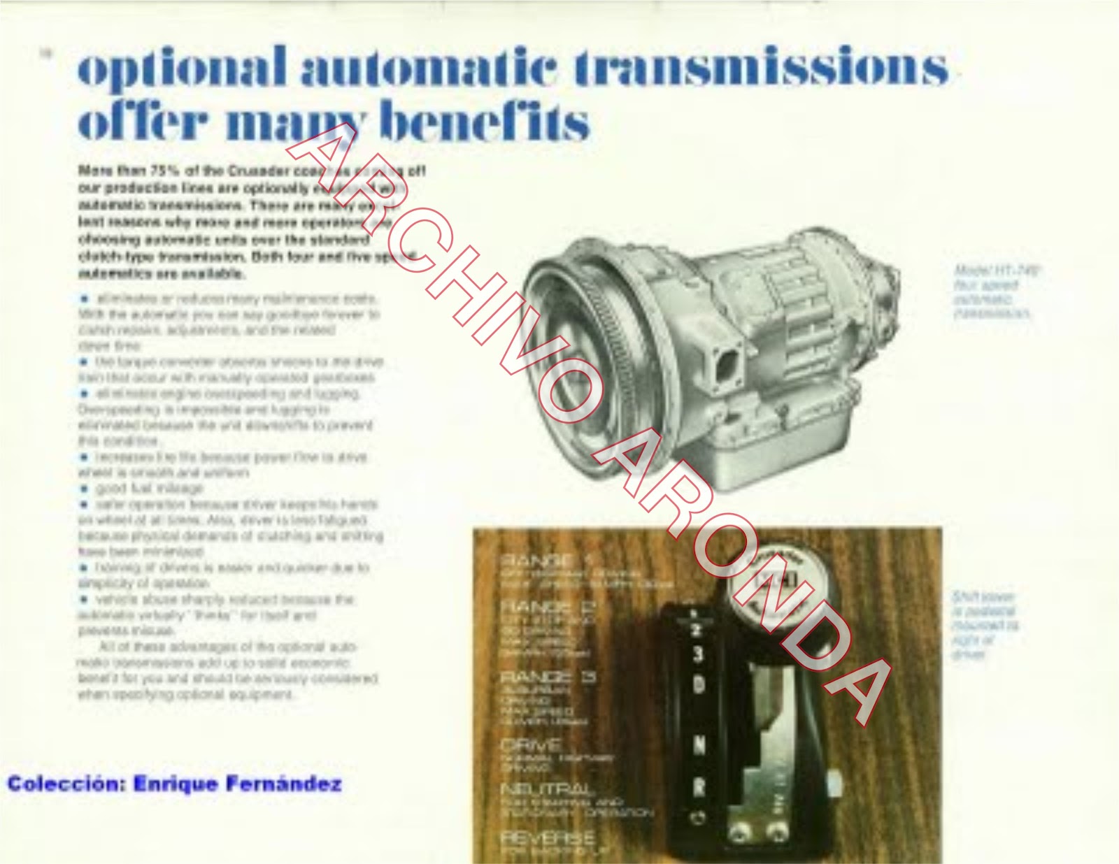 EL ULTIMO AMERICANO DE ONDA: MCI MC-9 CRUSADER II (BROCHURE)