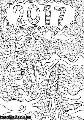 2016: Coloring pages / 2016: Värityskuvat