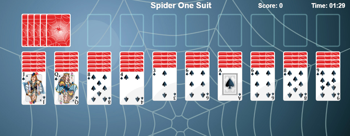 Spider solitaire one suit rules - mavenpery