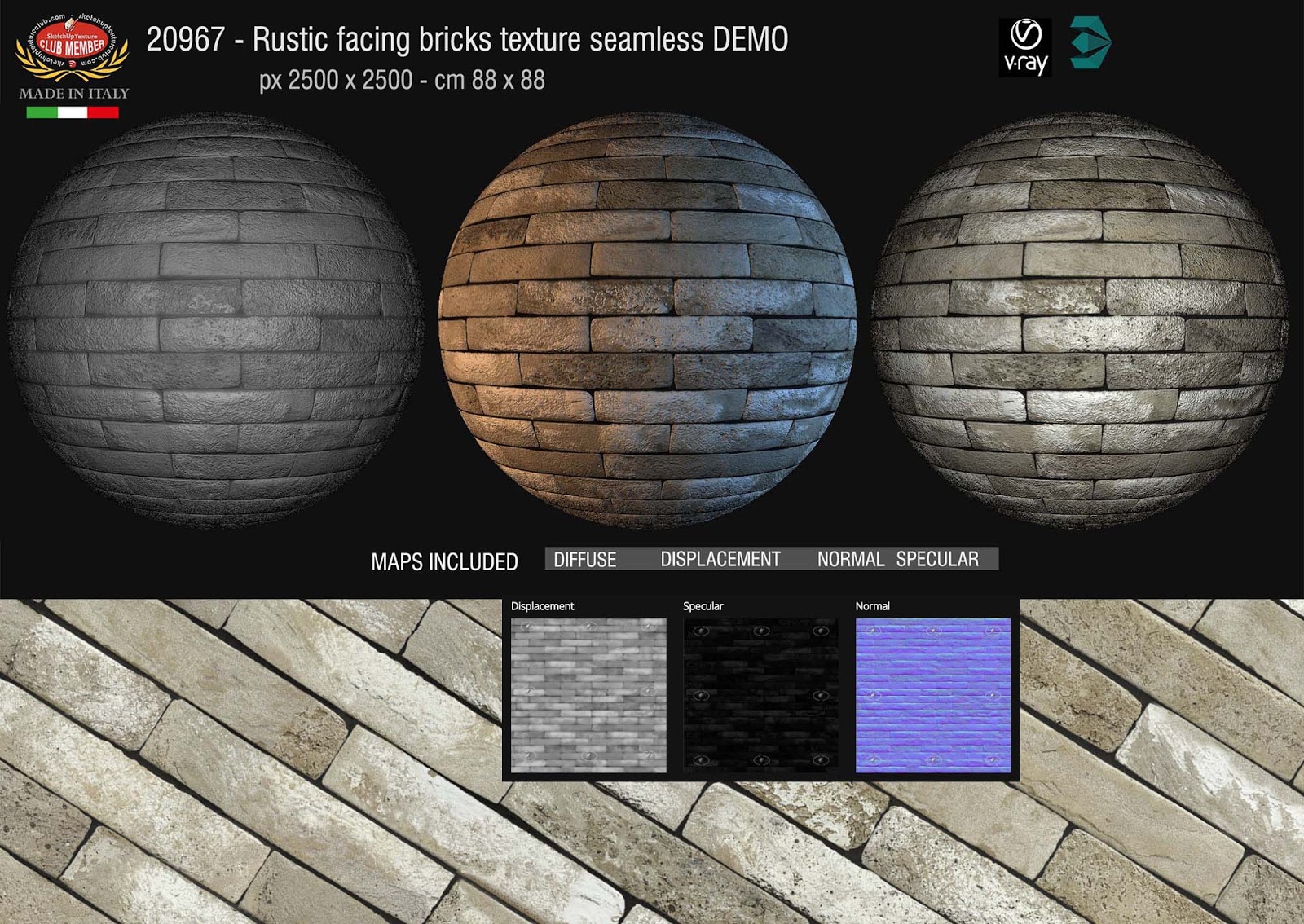 New amazing Facing bricks textures seamless and maps
