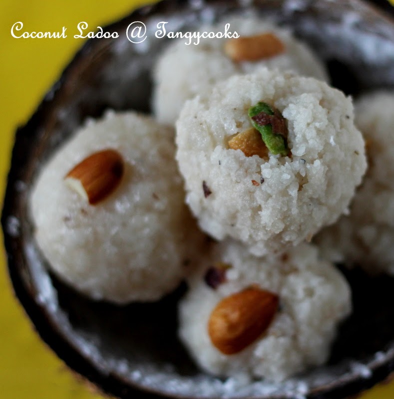CONCOCTIONS OF A COOKAHOLIC !!!: Coconut Ladoo/Nariyal ka Ladoo/Coconut ...
