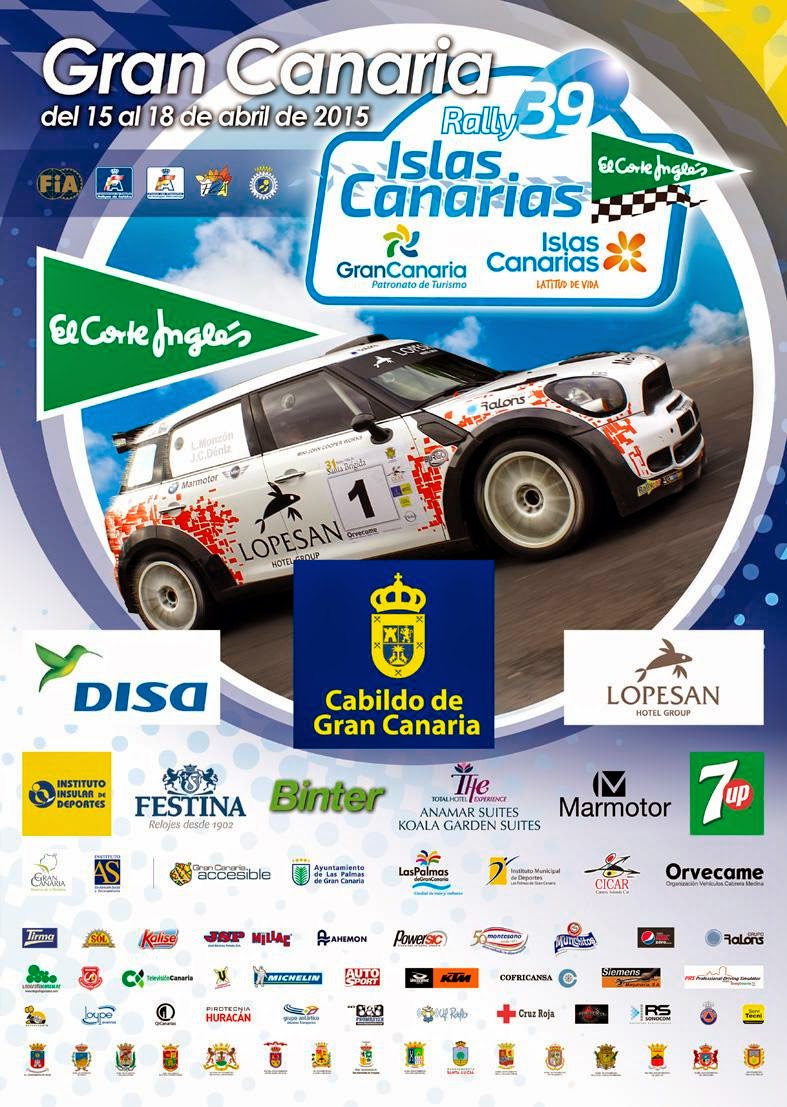 Presentación del Rally Islas Canarias 'El Corte Inglés'.