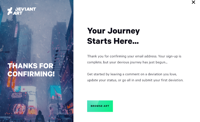 DeviantArtの会員登録、ダウンロード方法-まつぼブログ