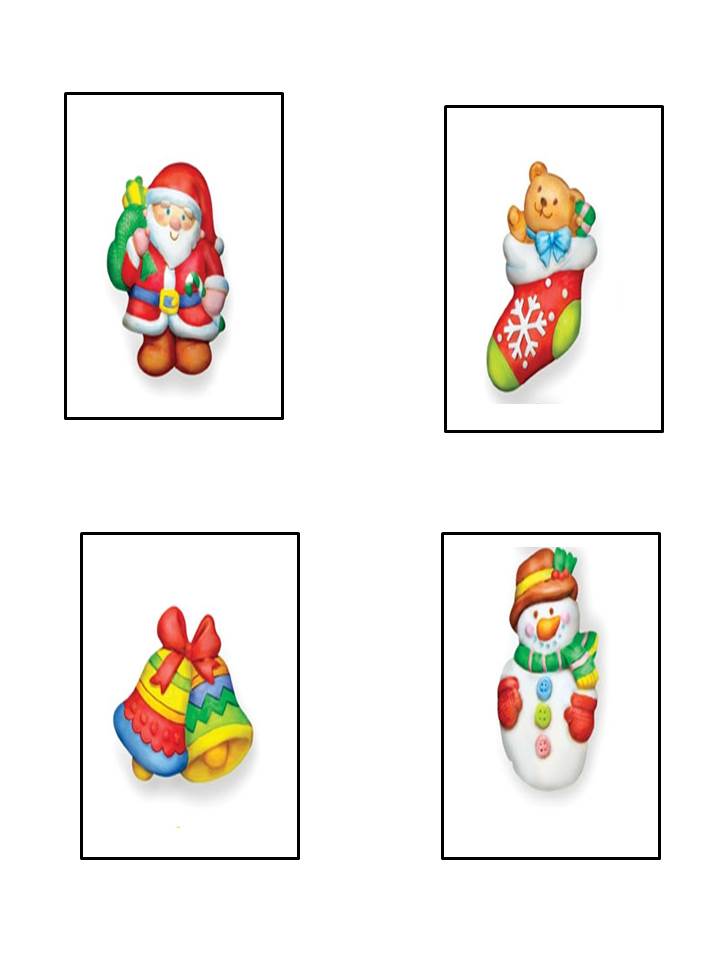 Juego de memoria para Navidad