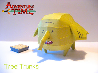 Adventure Time Tree Trunks Papercraft | Papercraft Paradise ...
