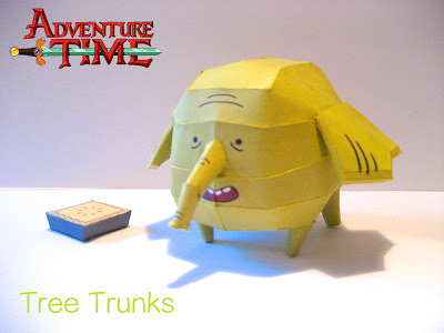 Adventure Time Tree Trunks Papercraft | Papercraft Paradise ...
