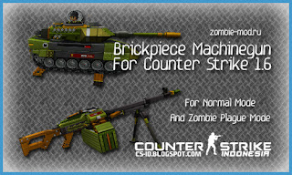[CS 1.6] CSO Brickpiece Machinegun - Zombie Demo