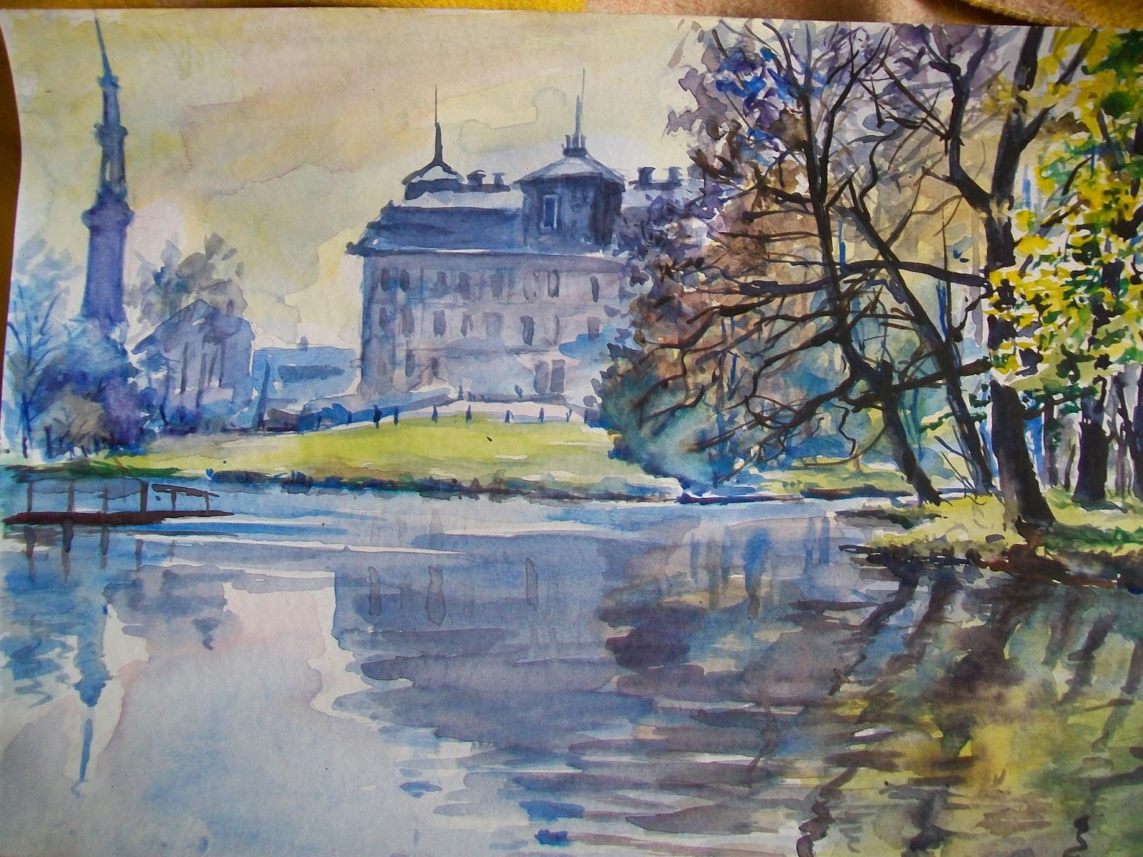 Akwarele krajobrazu: Akwarele-Galeria