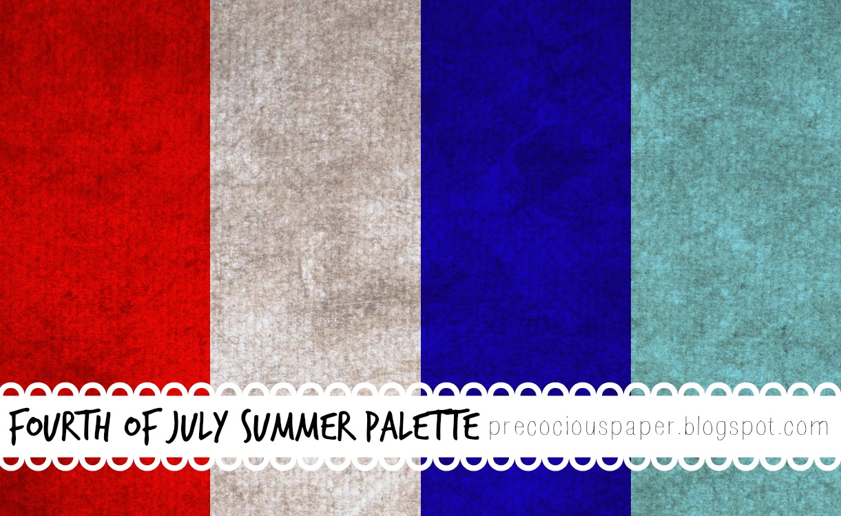 Precocious Paper: 4th of July Summer Bunting - DCWV