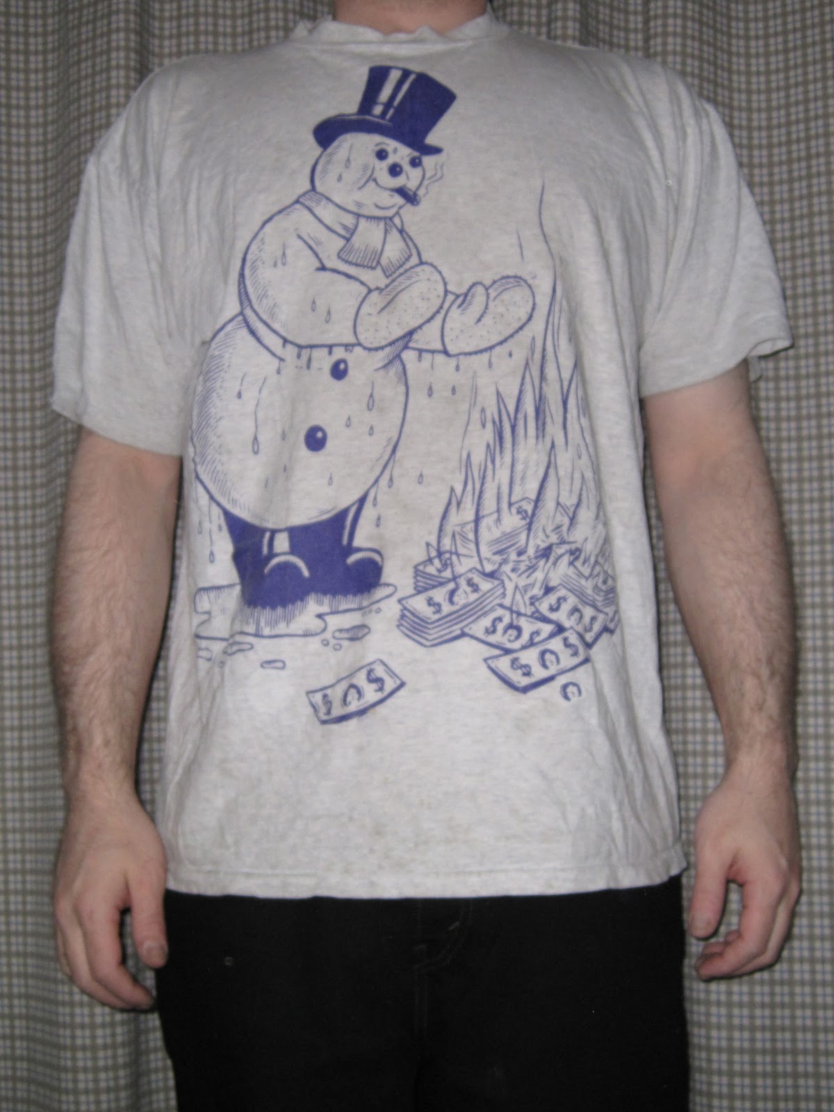 A TMBG FAN BLOG: TMBG Shirt #10: The Snowman Shirt