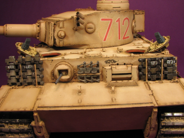Panzer Modelling by Brucca NYC: Tiger I DAK 1/35 Tamiya Built 2008