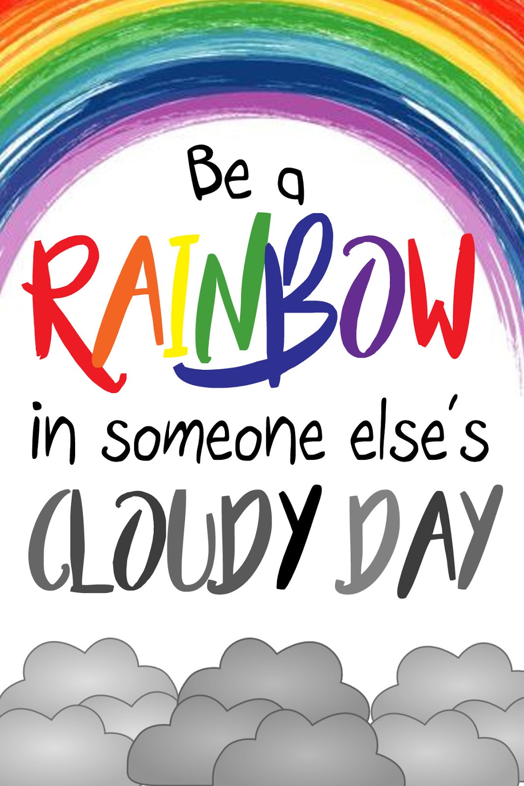 CreateJoy2Day: Be a Rainbow