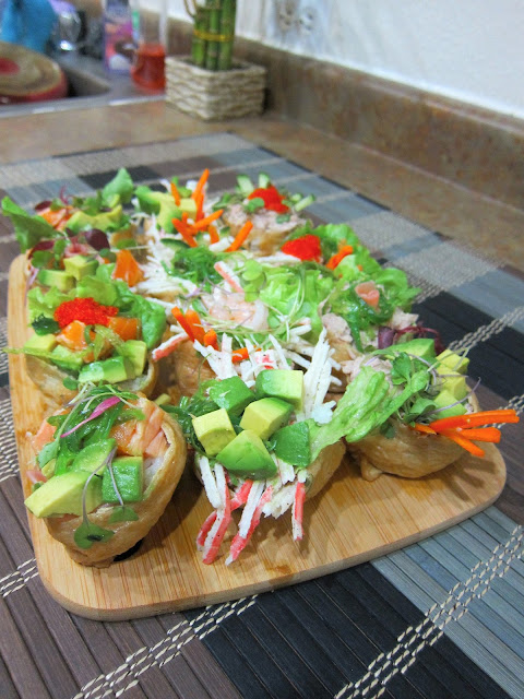 Bean Sprouts Kitchen: Colorful and Delicious Inari Sushi