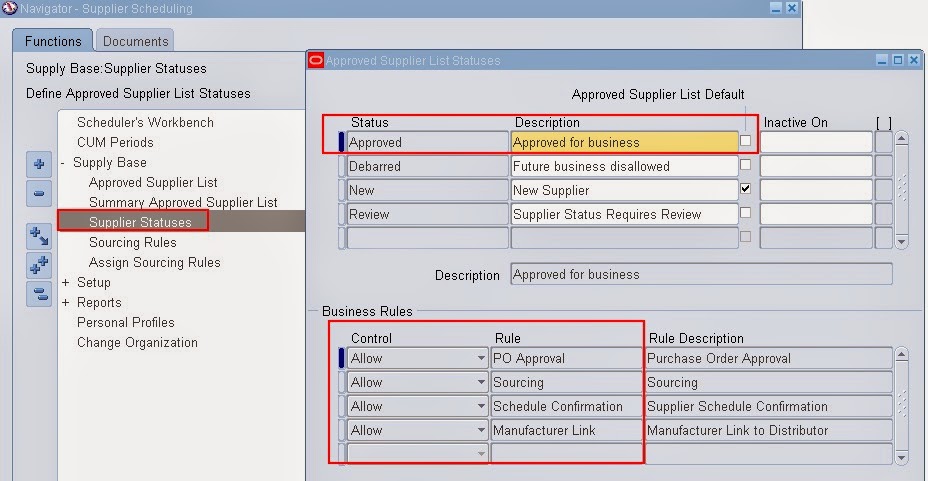 Supplier Scheduling Overview and Setups |Simplifying Oracle E Business ...