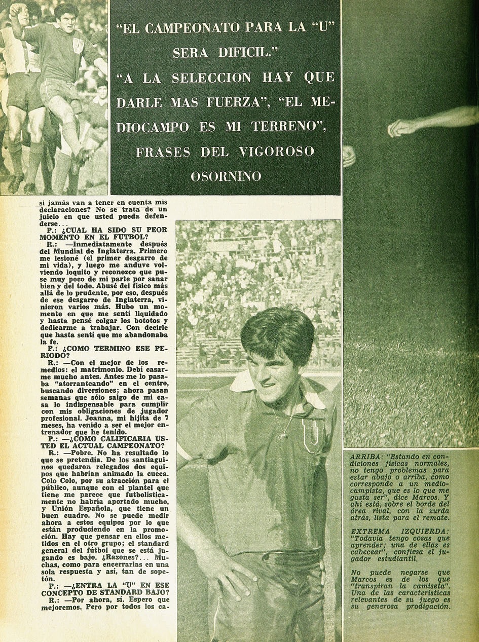 Partidos de la Roja: Rubén Marcos