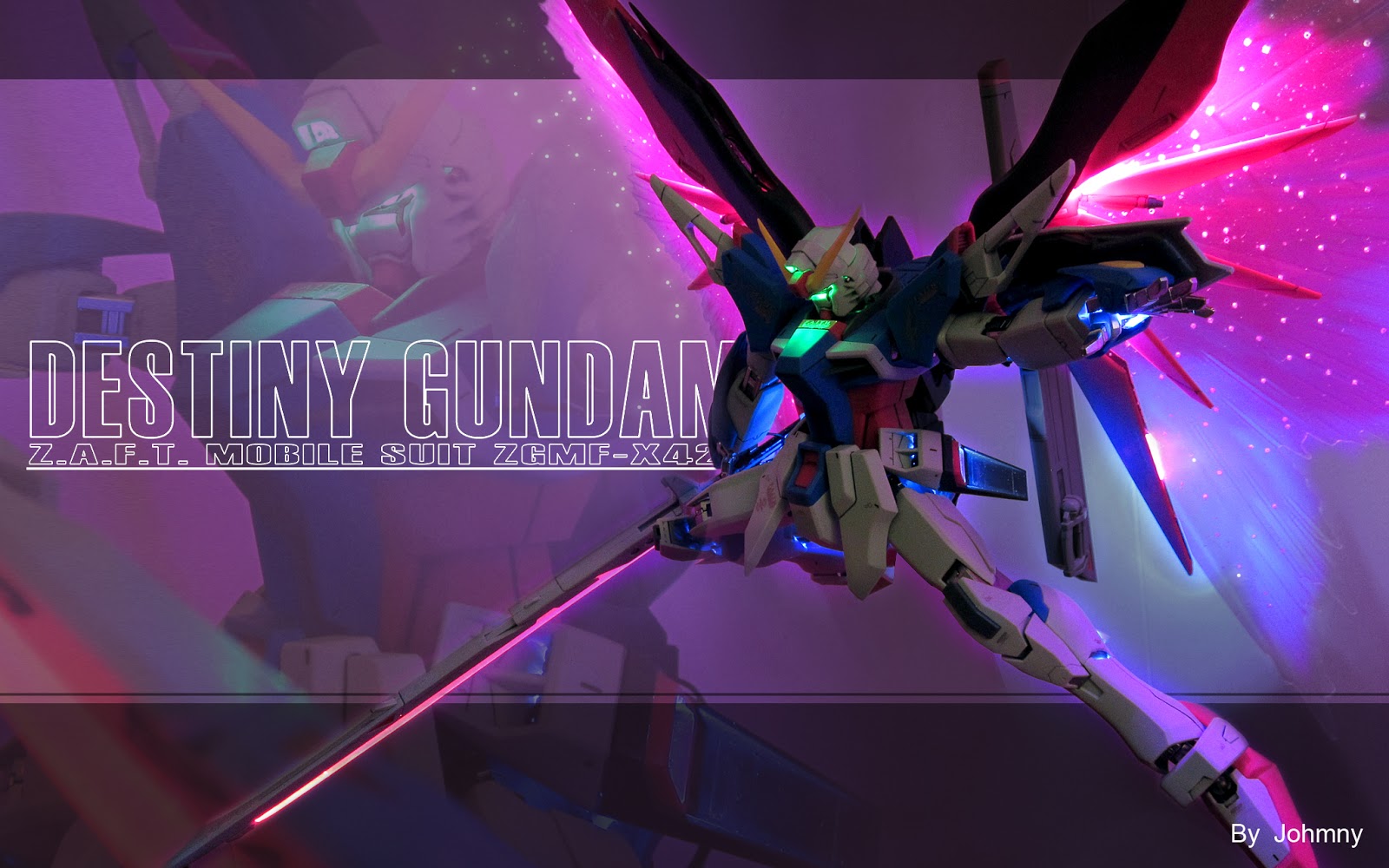 GUNDAM GUY: MG 1/100 Destiny Gundam - Custom Build w/ LED Effects