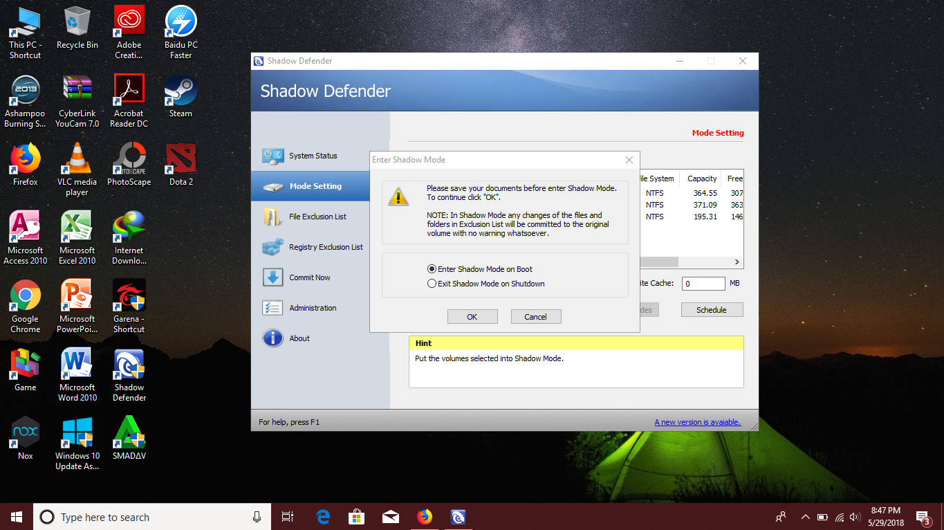 Aplikasi Shadow Defender v1.4.0.680 dan Cara Penggunaannya | Oreclipse ...