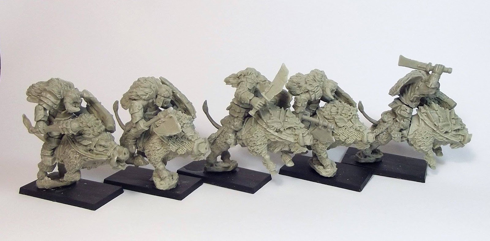 Wargame News and Terrain: MOM Miniatures: New Fantasy Orc Boar Riders ...