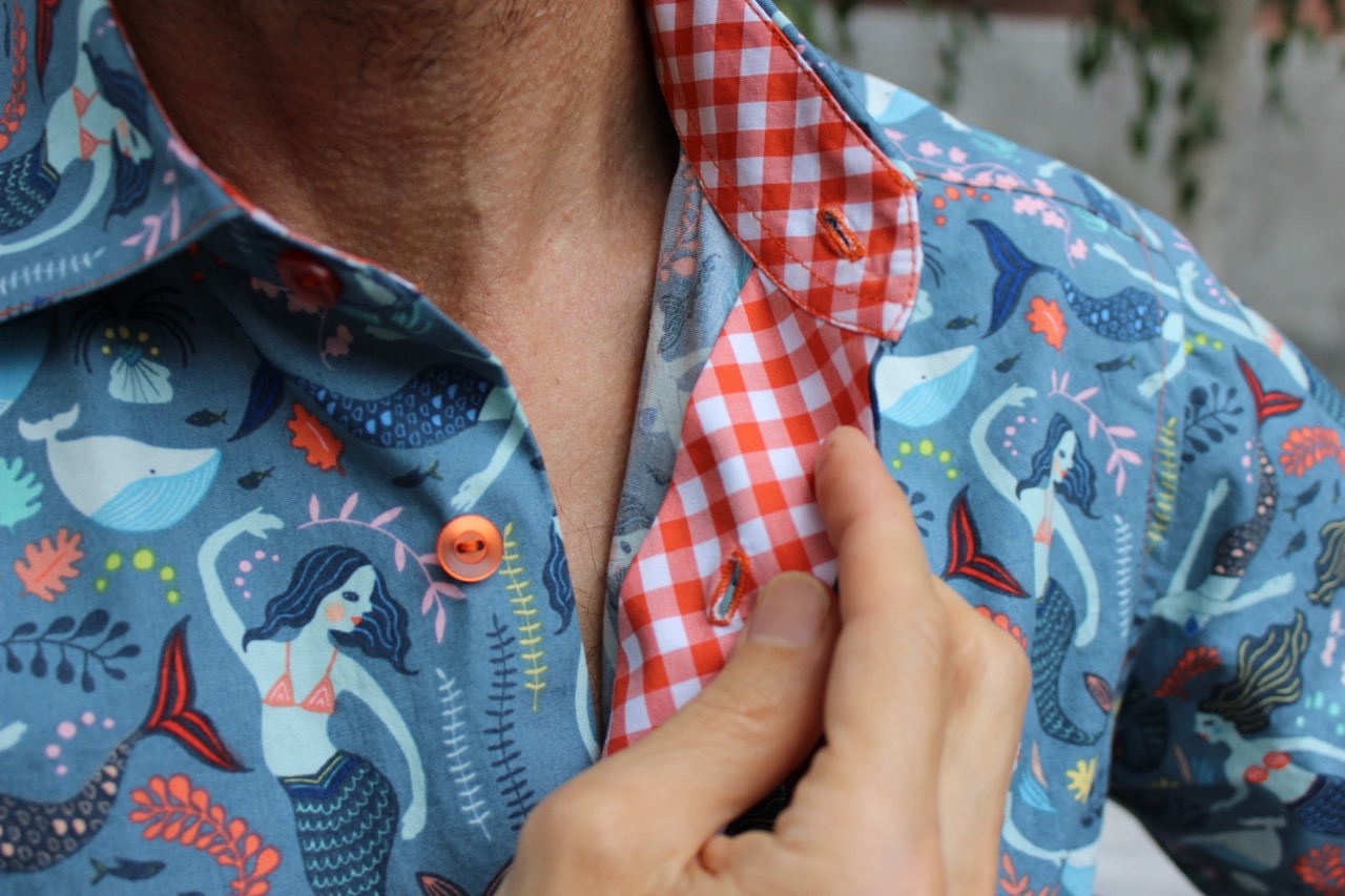 male pattern boldness: A Mermaid-Print Summer Shirt!
