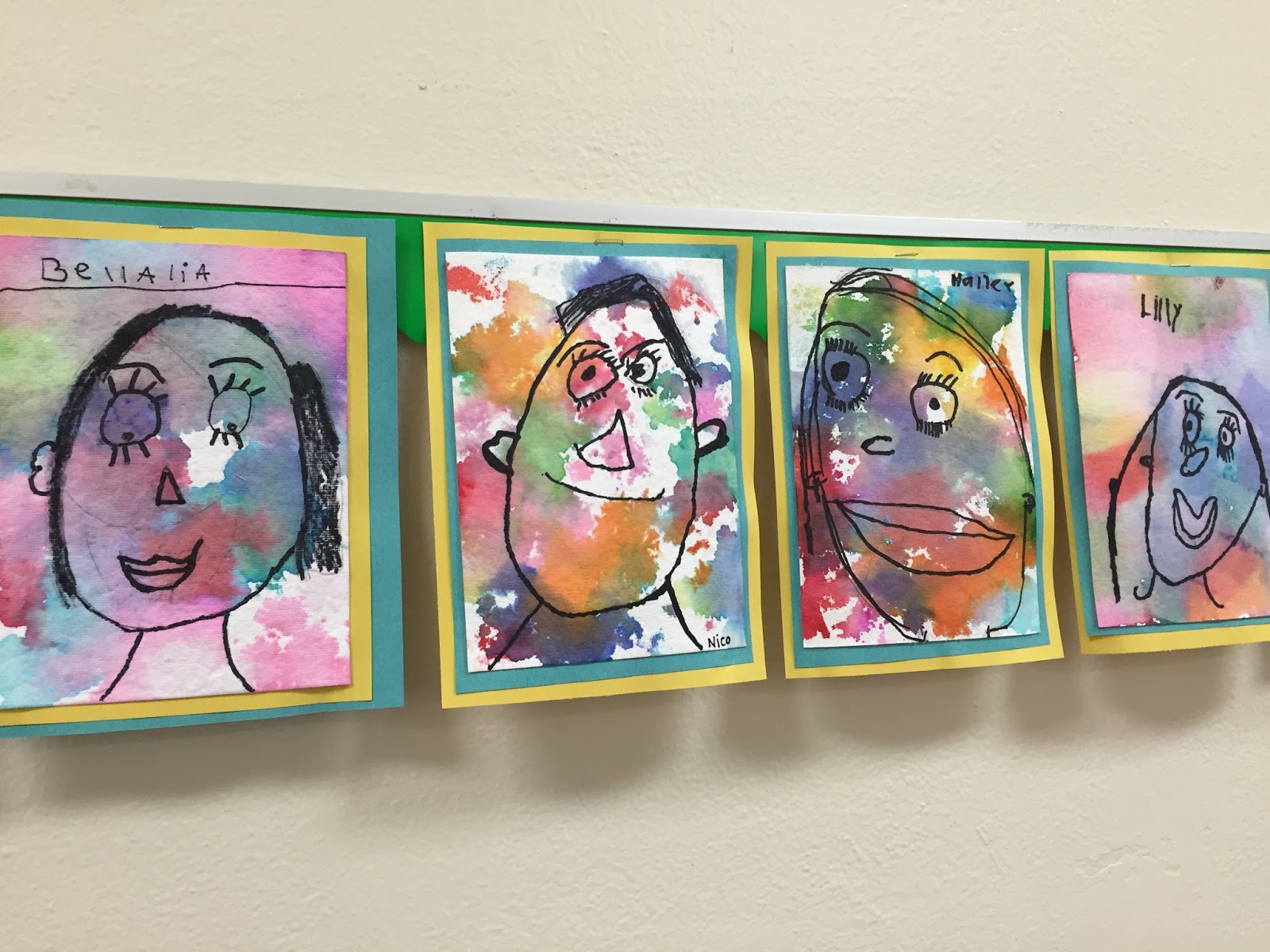 Wilson's Art Class: Self Portraits