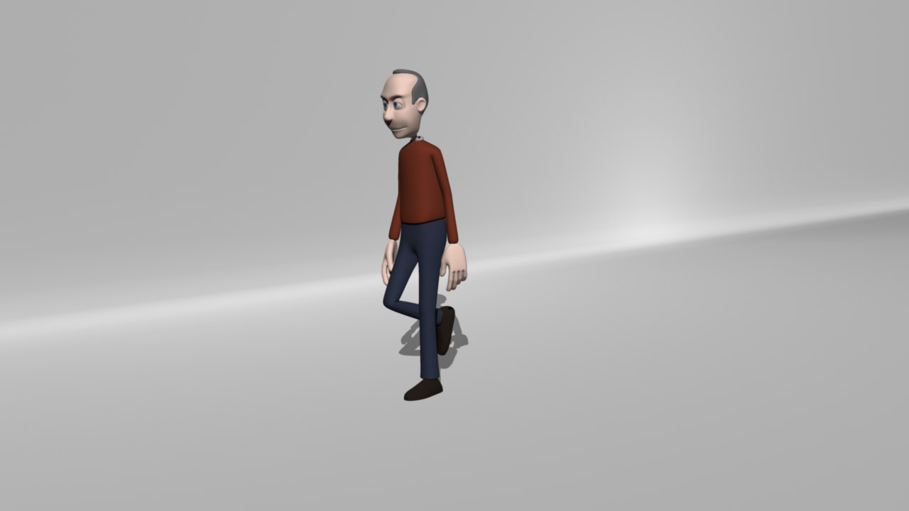 3D Walk Animation | Prabal Bhaumik