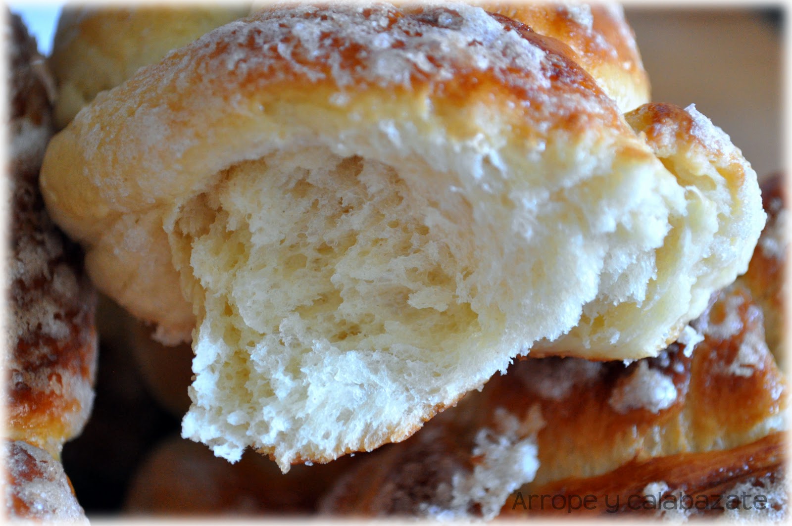 Arrope y calabazate: Brioche