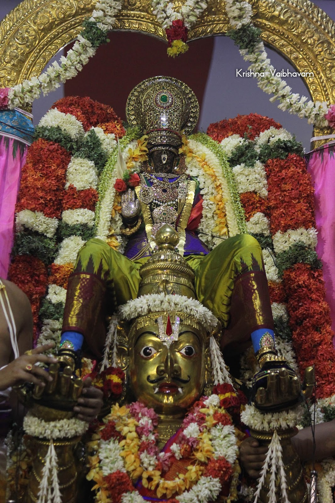 Krishna Vaibhavam: Day 03 Garuda Vahanam Purappadu - Sri Parthasarathy ...