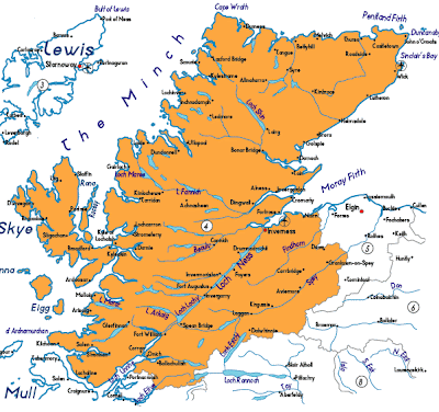 Map of Highland Province Pictures